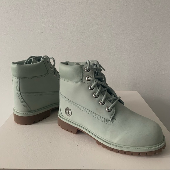 Timberland | Shoes | Timberland 6 Premium Waterproof Boots Mint Green ...